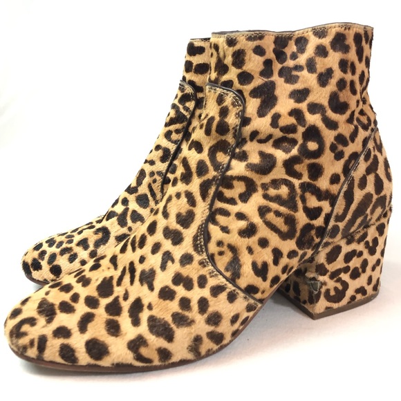Steve Madden | Shoes | Steve Madden Calf Hair Kristina Block Heel Boots ...